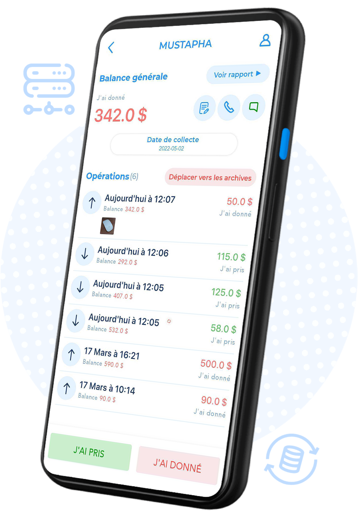 Konnash | Digital cash book, 100% free and secure.
