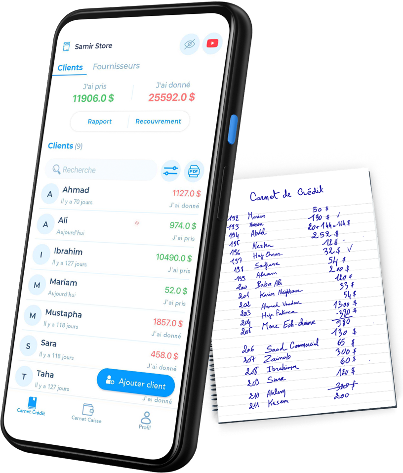 Konnash | Digital cash book, 100% free and secure.