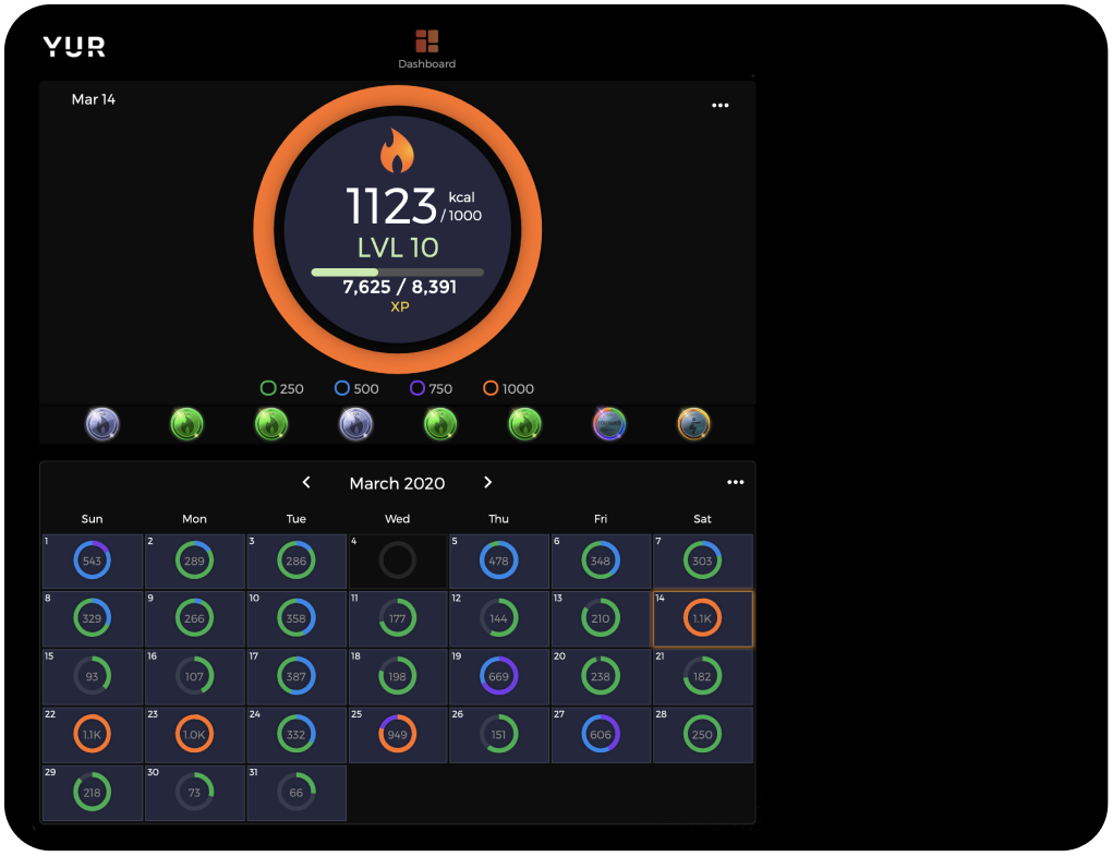 YUR - Play Games. Burn Calories. Get Fit.
