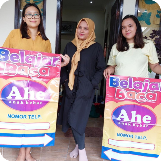 Kemitraan Belajar Baca bersama Ahe