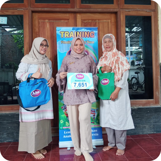 Kemitraan Belajar Baca bersama Ahe